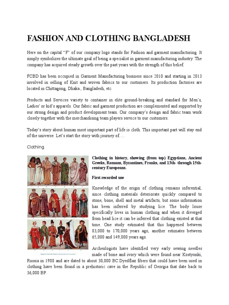 Story of Clothes | PDF | Trousers | Shirt