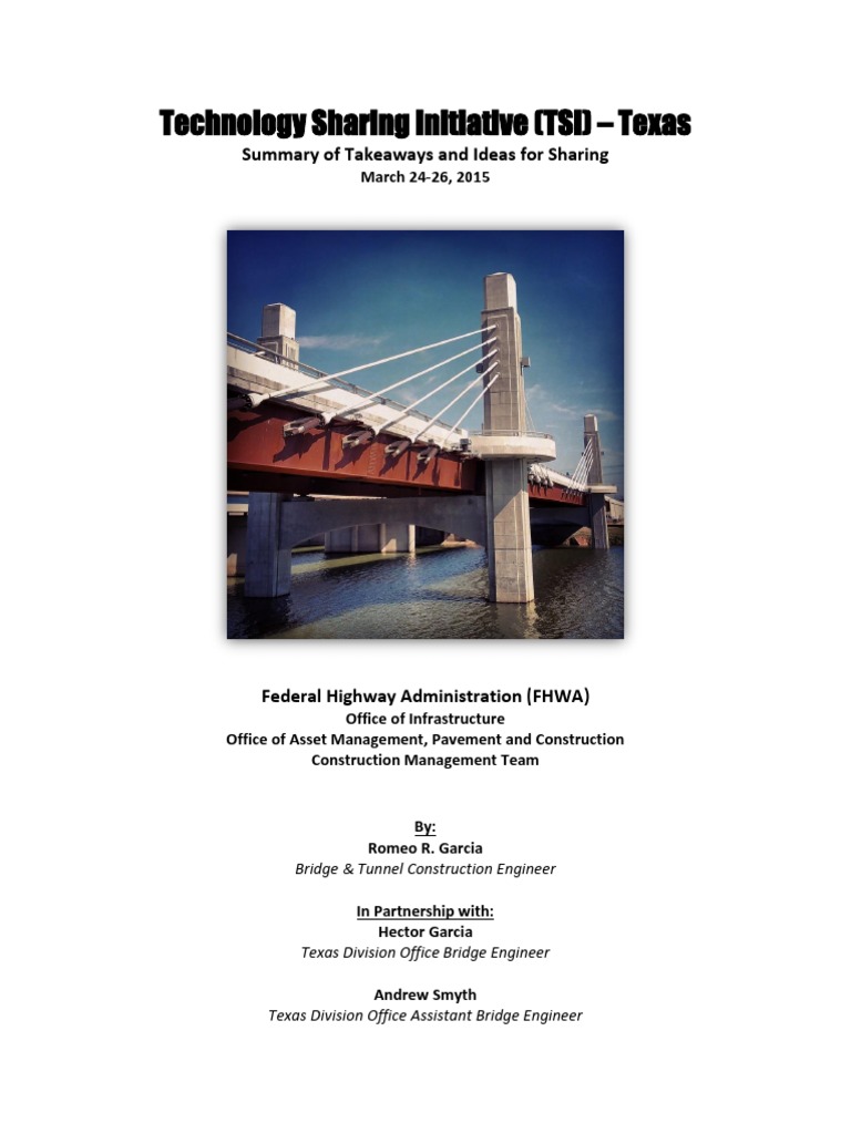 Texas Technology Sharing Initiative Report | PDF | Deep Foundation ...