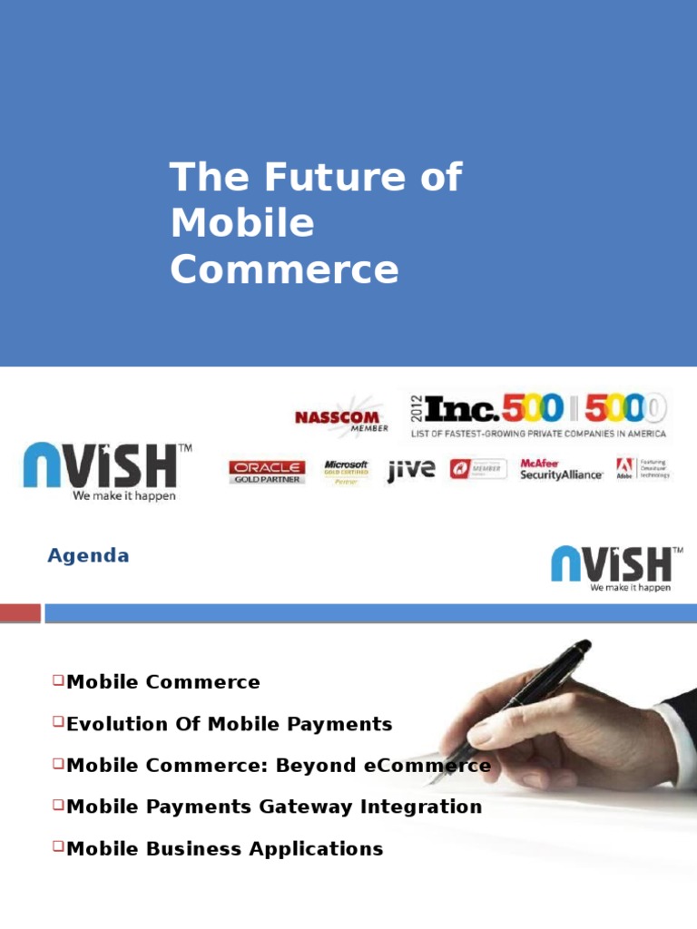 The Future of Mobile Commerce | PDF | Mobile Device | E Commerce