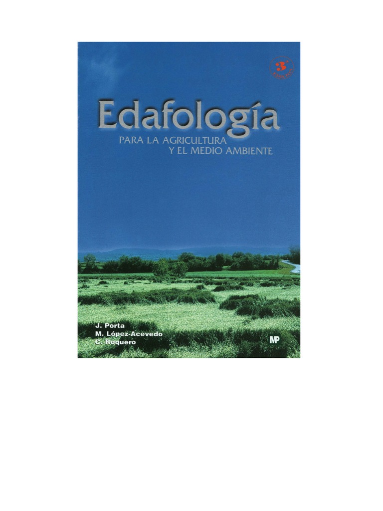 Edafología: Suelos y Medio Ambiente | PDF | Libros | Suelo