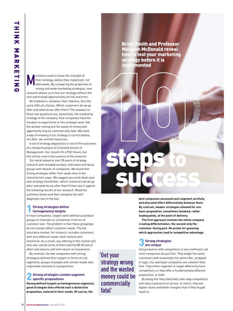 Think Marketing | PDF | Competition | Marketing