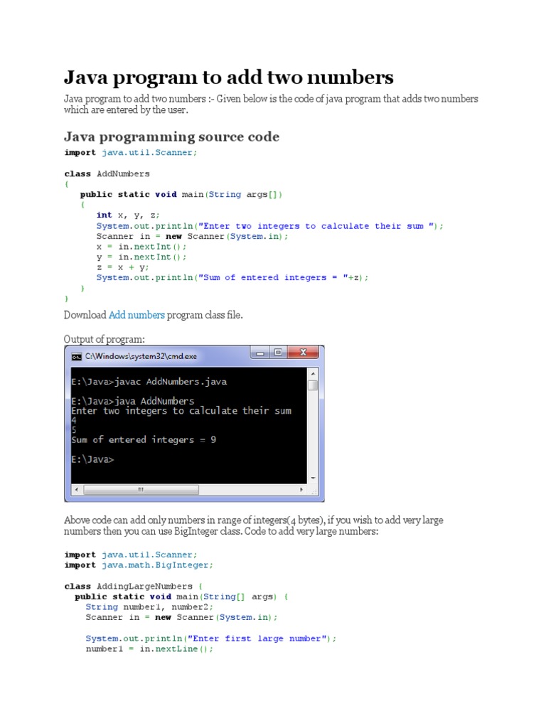 Java Program Pdf Constructor Object Oriented Programming