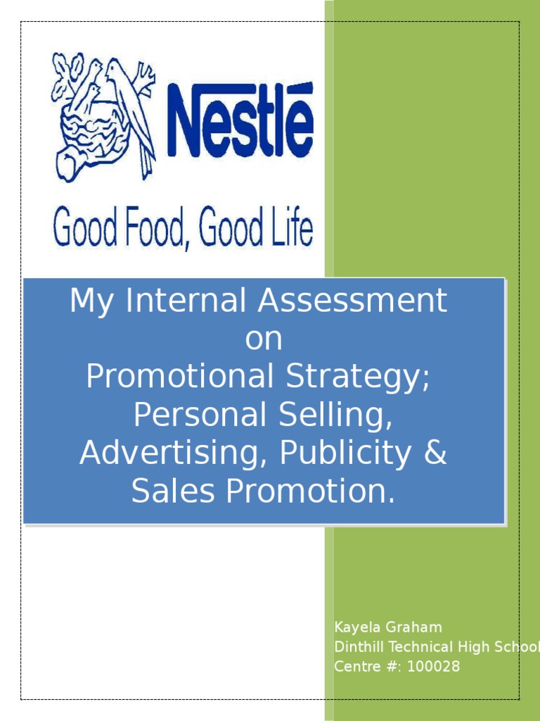 MOB Internal Assessment | PDF | Sales | Promotion (Marketing)