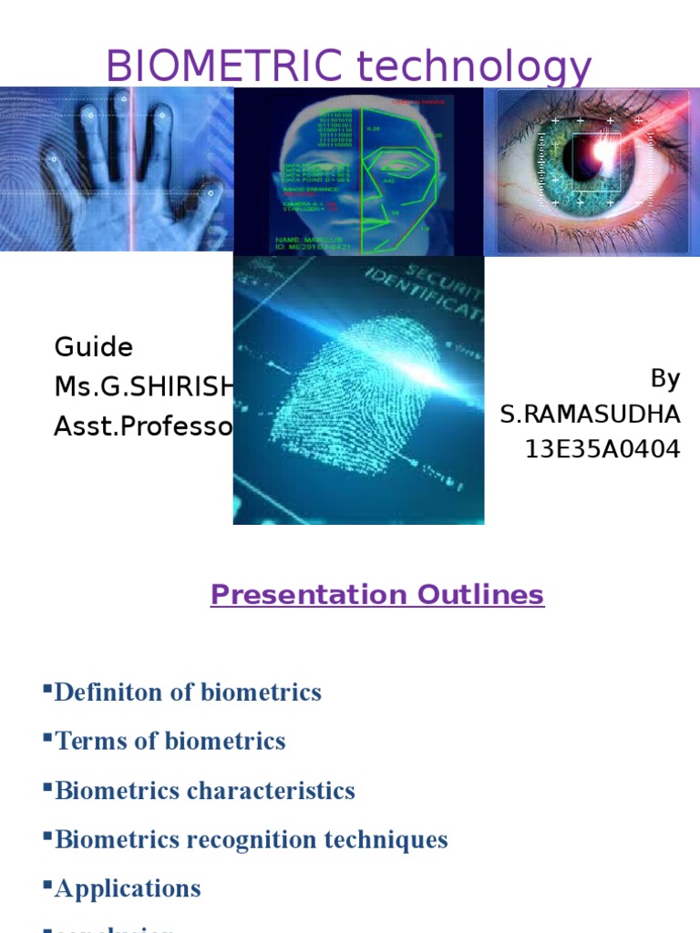 Biometrics Ppt Final Download Free Pdf Biometrics Fingerprint