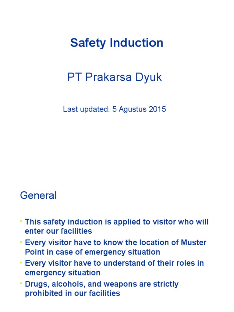 Health Safety Induction NI | PDF | Personal Protective Equipment ...