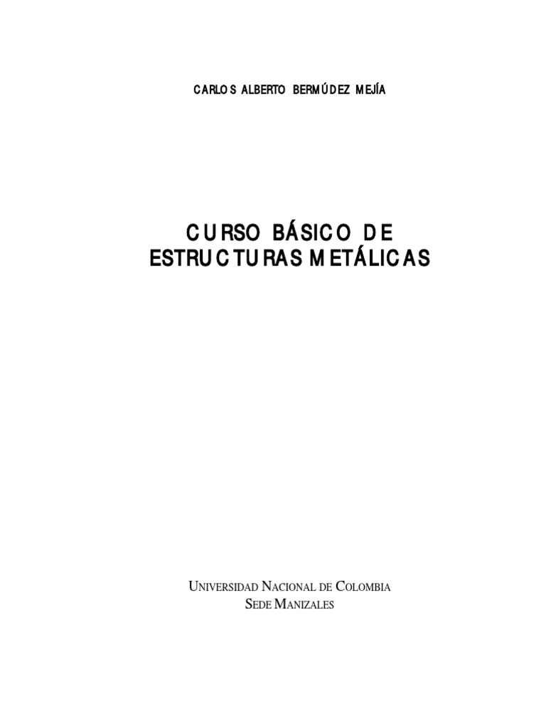 Estructuras Metalicas | PDF | Braguero | Acero