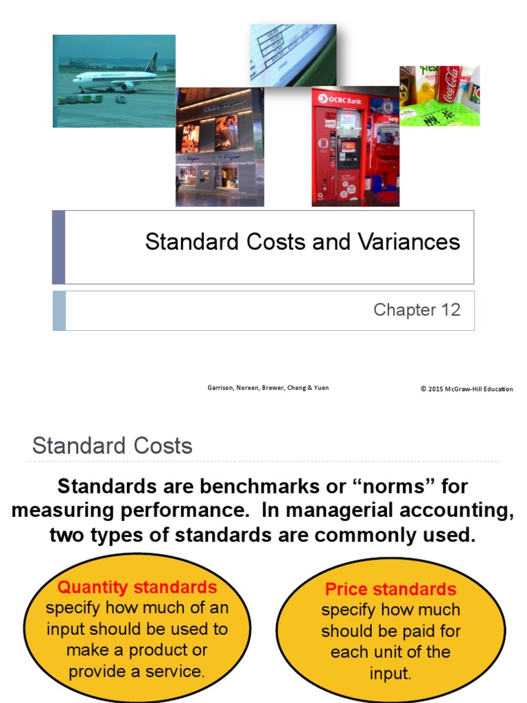 Standard Costs and Variances | PDF | Debits And Credits | Cost Of Goods ...