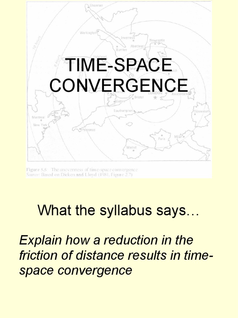 3 Time Space Convergence | PDF | Time | Transport