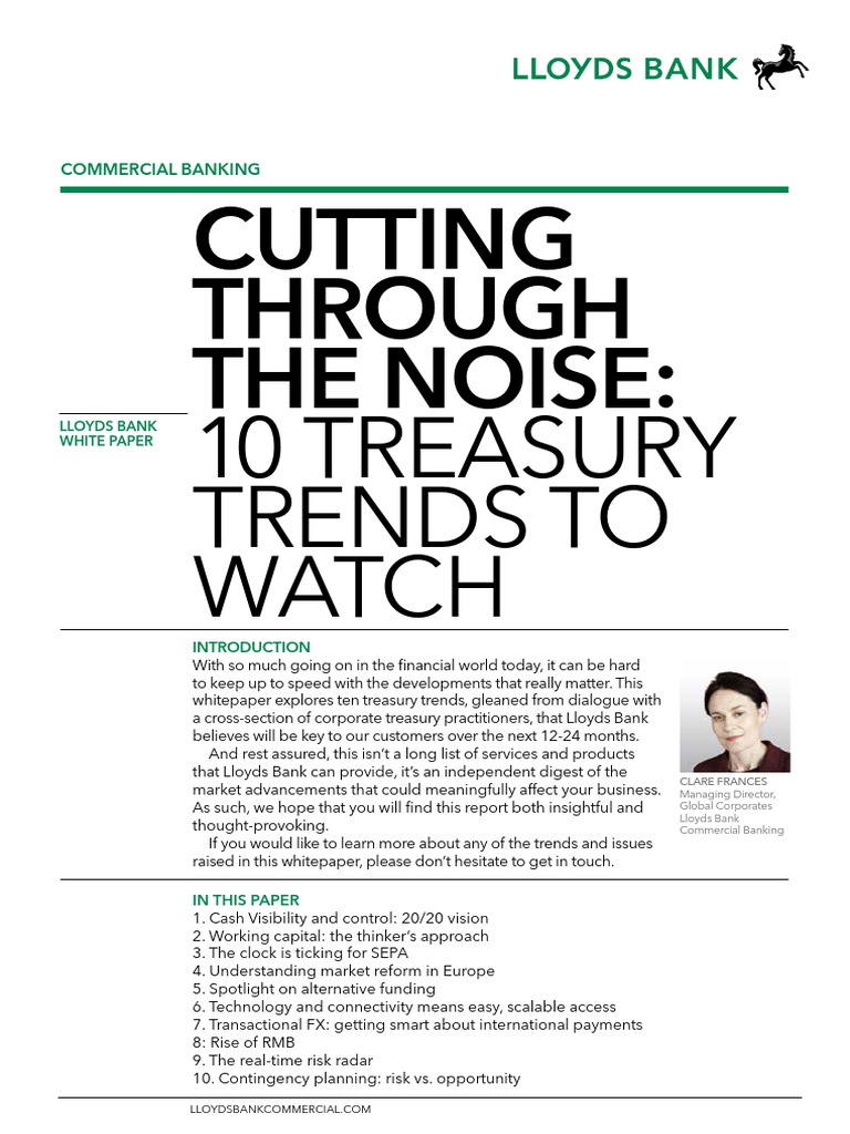 10 Treasury Trends to Watch: Lloyds Bank White Paper | PDF | Derivative ...