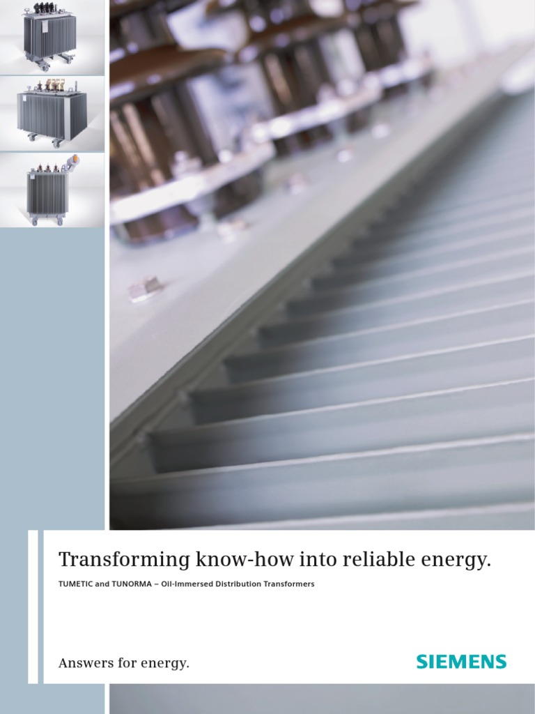 Tumetic Tunorma Oil Distribution Transformers | PDF | Transformer ...