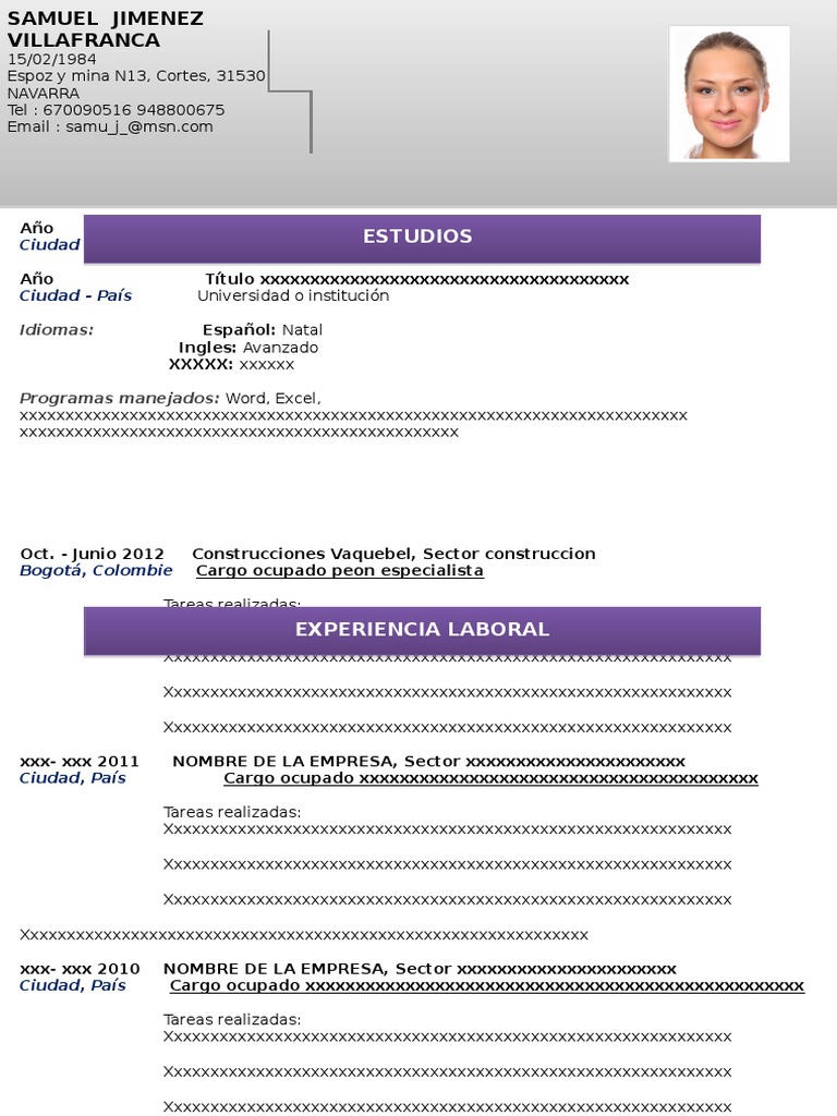 cv8 3 | PDF | Crecimiento personal y profesional | Negocios