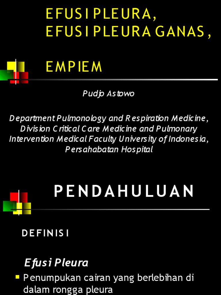 Efusi Pleura | PDF