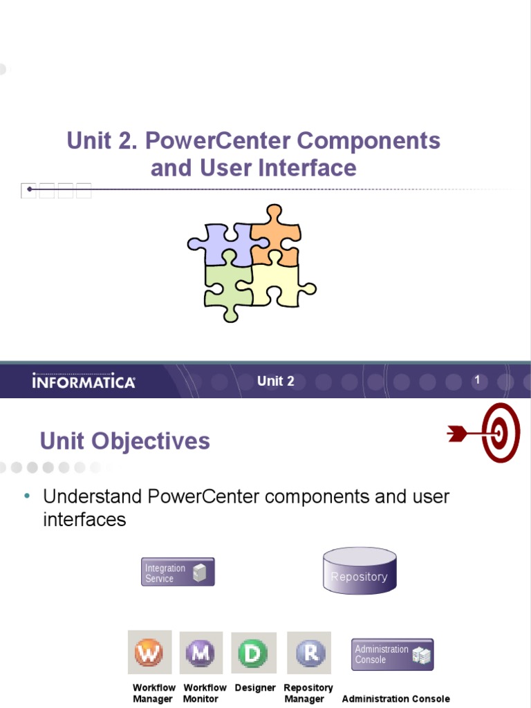 Unit 2. Powercenter Components and User Interface | PDF | Metadata ...
