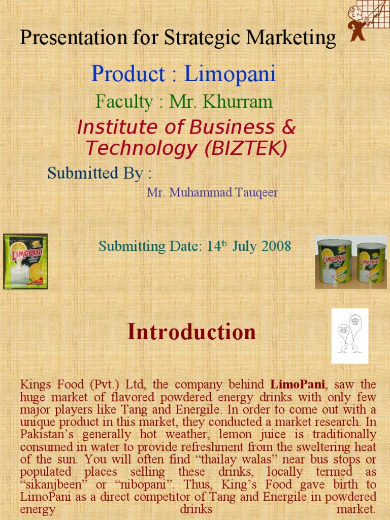 Limopani: Strategic Market Overview | PDF | Marketing Strategy | Marketing