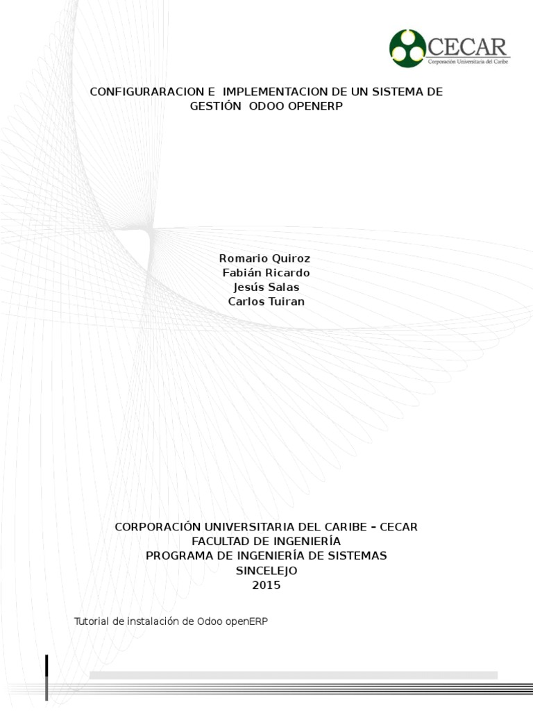 Tutorial de Instalación de Odoo OpenERP | PDF | Sudo | Postgre Sql