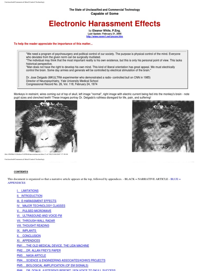 Electronic Harassment | PDF
