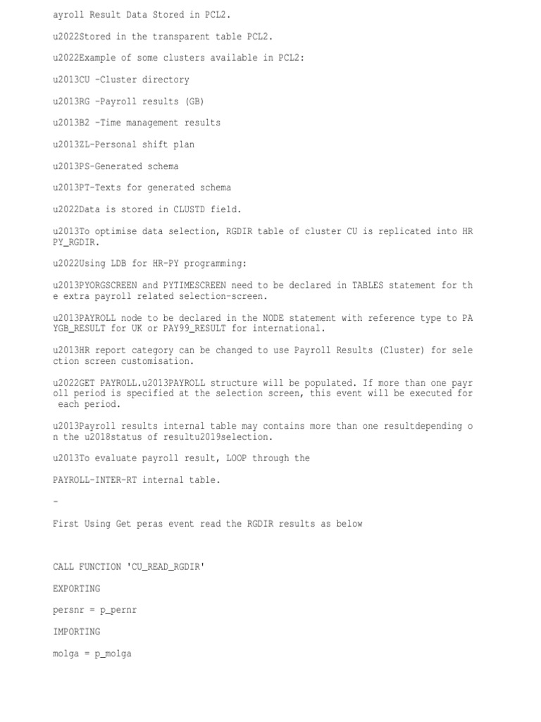 Get Payroll Pyxx Read Payroll Result | PDF | Computer Data | Computing Get Payroll Pyxx Read Payroll Result | PDF | Computer Data | Computing