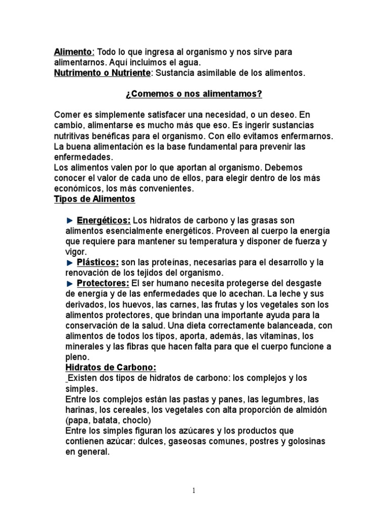 Alimentos Protectores | PDF | Nutrientes | Legumbre