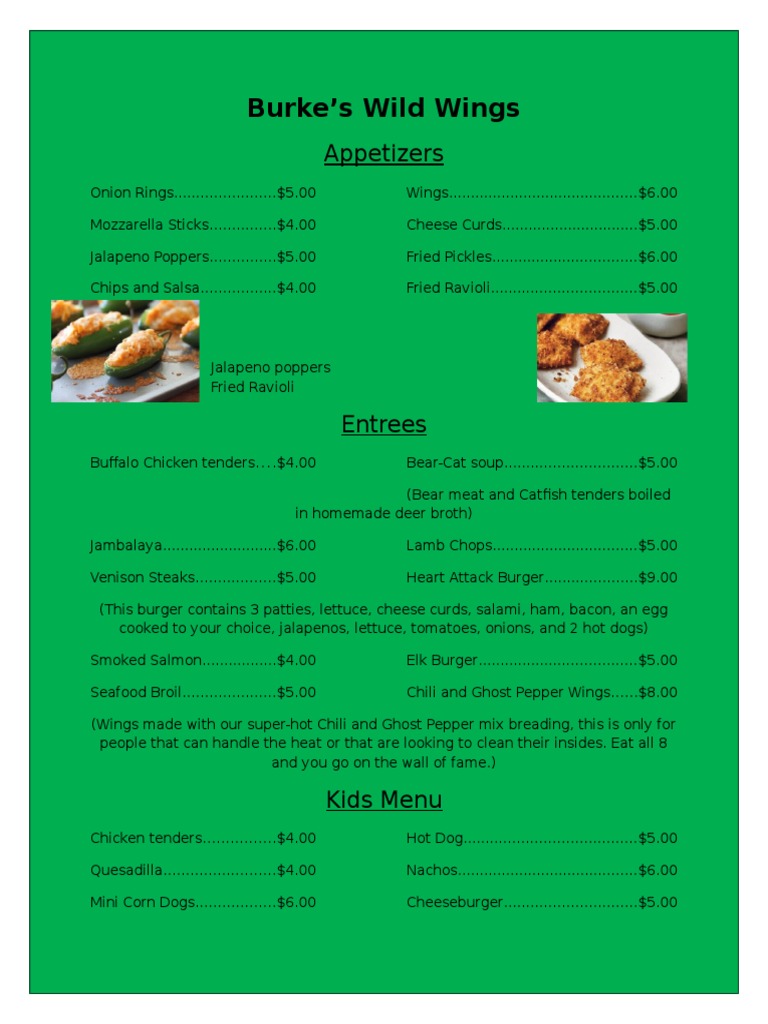Restaurant Menu | PDF