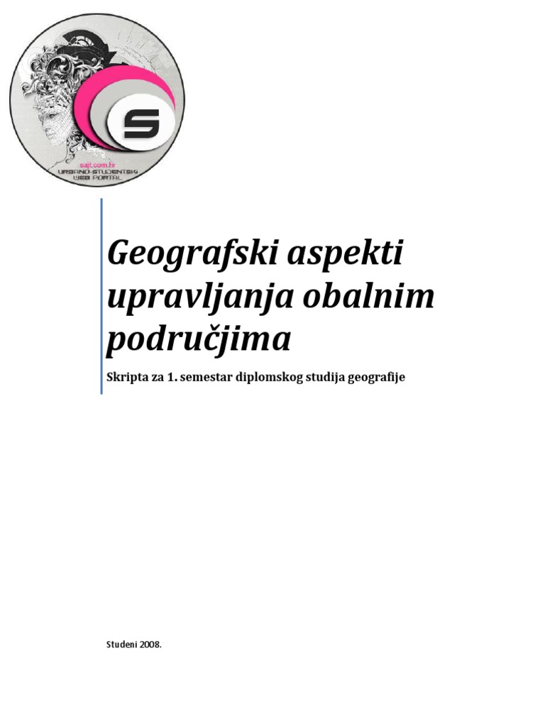 Geografski Aspekti Upravljanja Obalnim Područjim | PDF