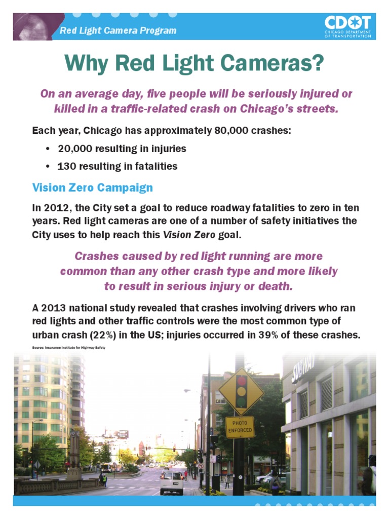CDOT Red Light Camera Program | PDF | Traffic Light | Traffic