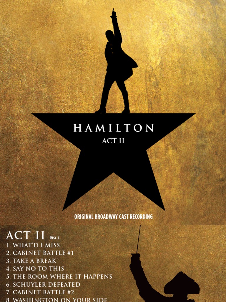 Hamilton (Original Broadway Cast Recording) - Act II Booklet (Hi-Res ...