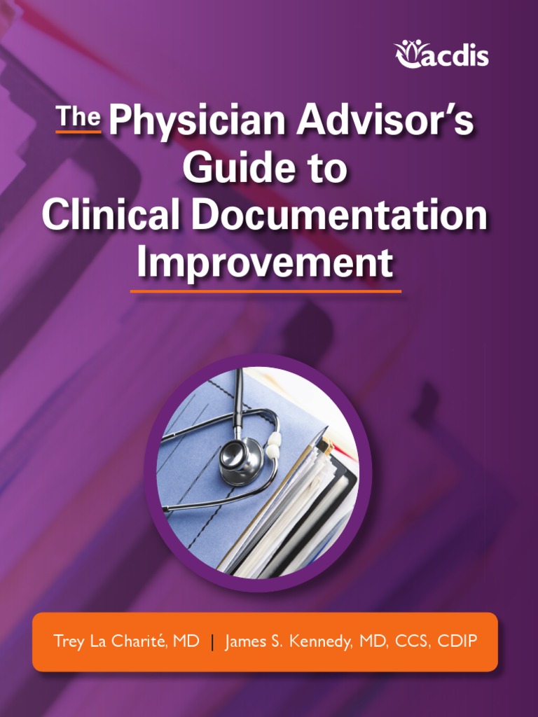 Sician Advisor's Guide To Clinical Documentation Improvem: Phy Ent ...