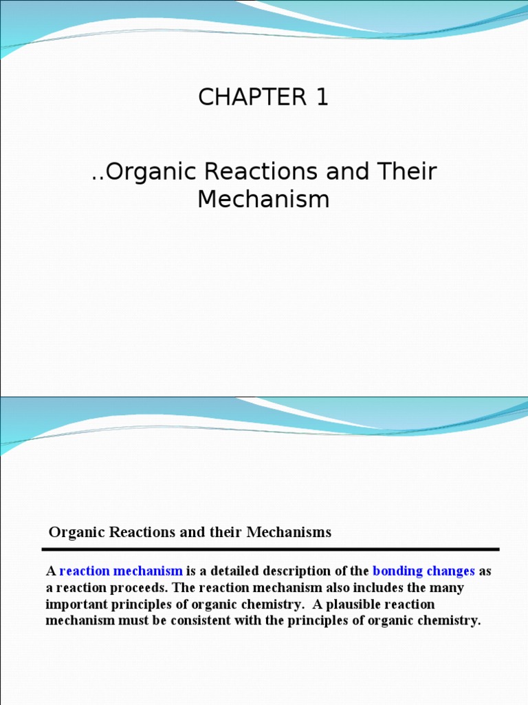 Organic RXN Mechanism | PDF | Chemical Reactions | Alkene