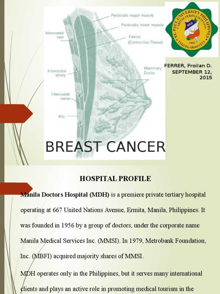 Case Presentation (Oncology) | PDF | Mastectomy | Breast Cancer
