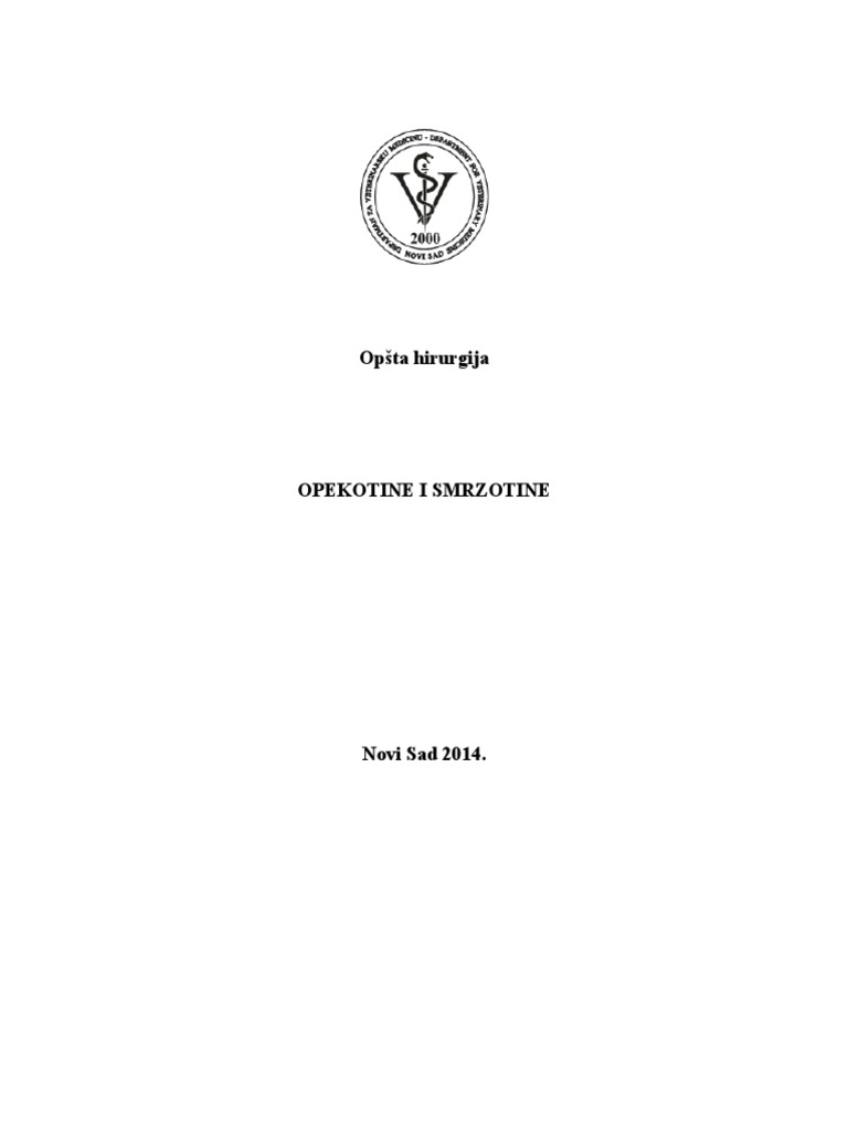 Opekotine I Smrzotine | PDF