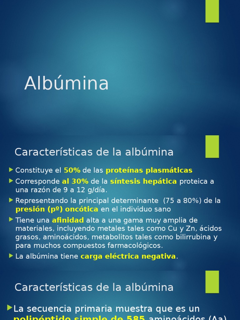 Albúmina | PDF | Proteínas | Moléculas