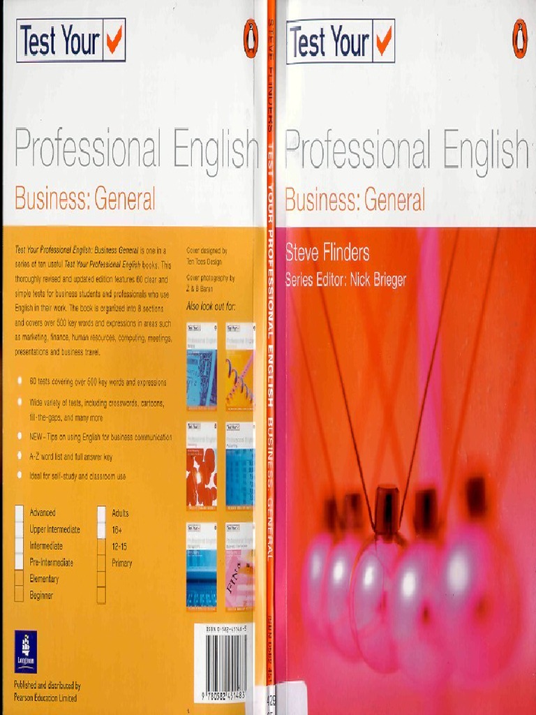 Test Your Professional English - Business General PDF | PDF