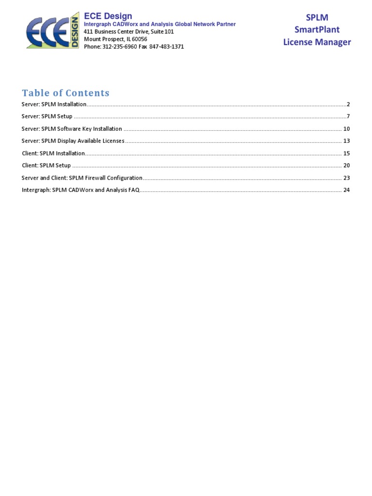 SPLM Installation ECE Quick Start Guide R2 | PDF | Firewall (Computing ...