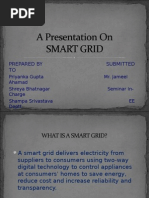 SMART GRID Seminar Report PDF | PDF | Smart Grid | Electrical Grid