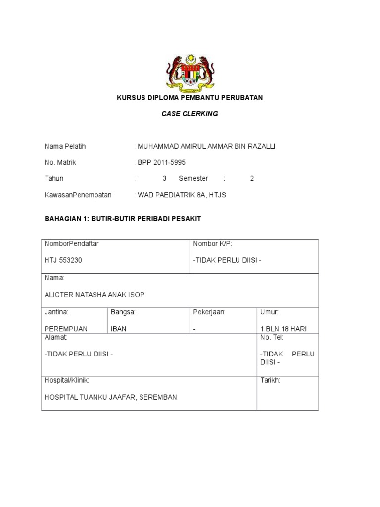 Case Clerking Peads | PDF
