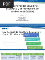 LGEEPA | PDF | Sustentabilidad | Ecología