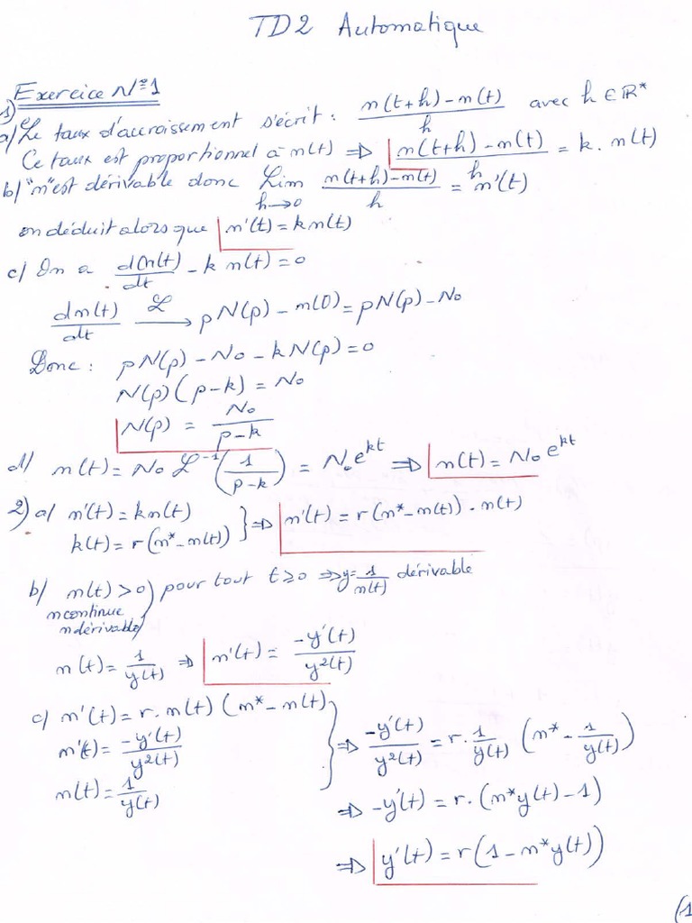 TD2 Correction PDF | PDF