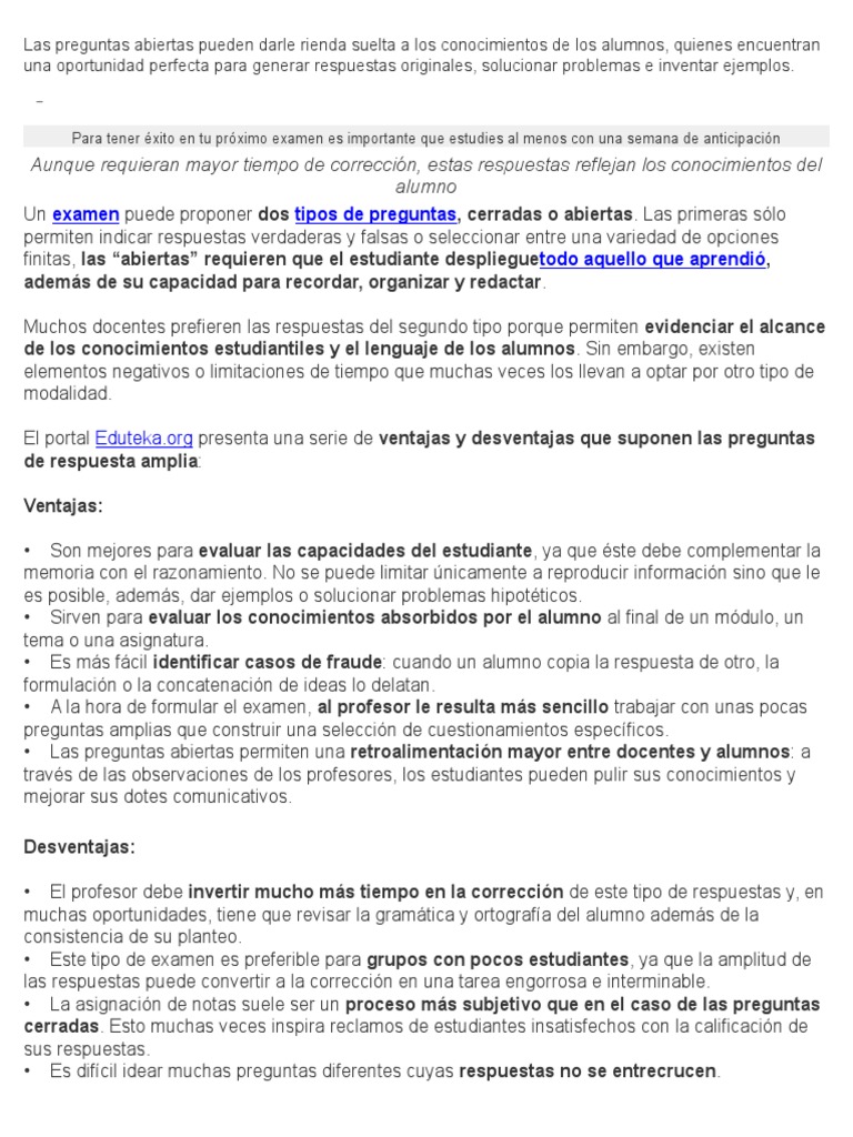 Preguntas Abiertas
