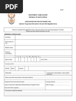 (DHA-1738) Form 8: Department of Home Affairs Republic of South Africa ...