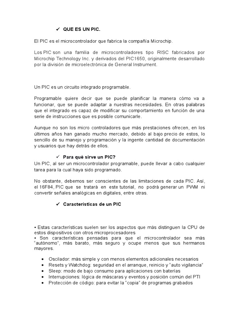 Que Es Un Pic | PDF