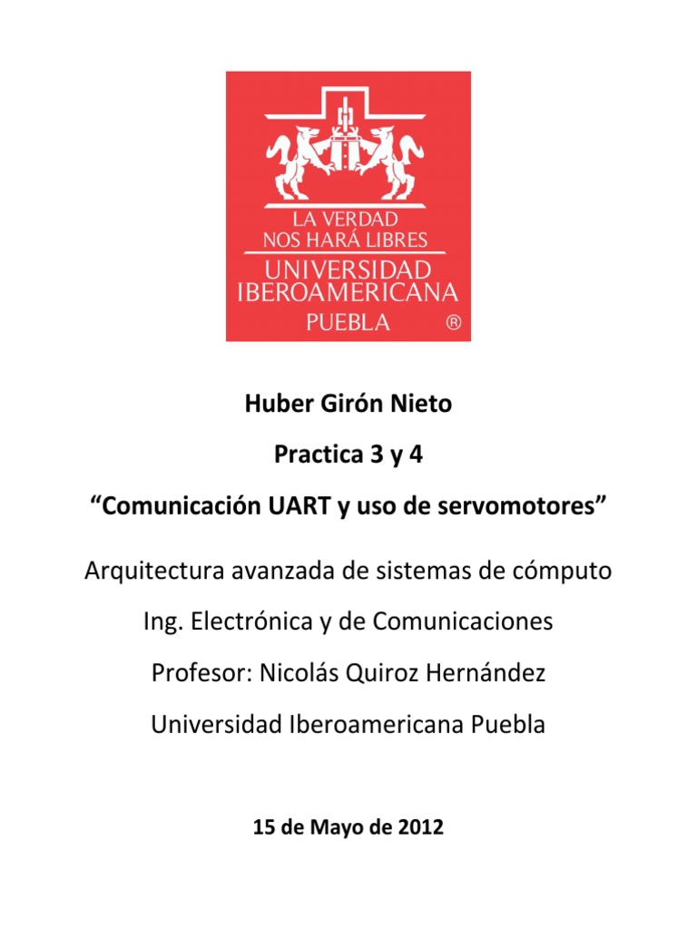 Brazo Robot y Comunicación UART | PDF | Microcontrolador | Bluetooth