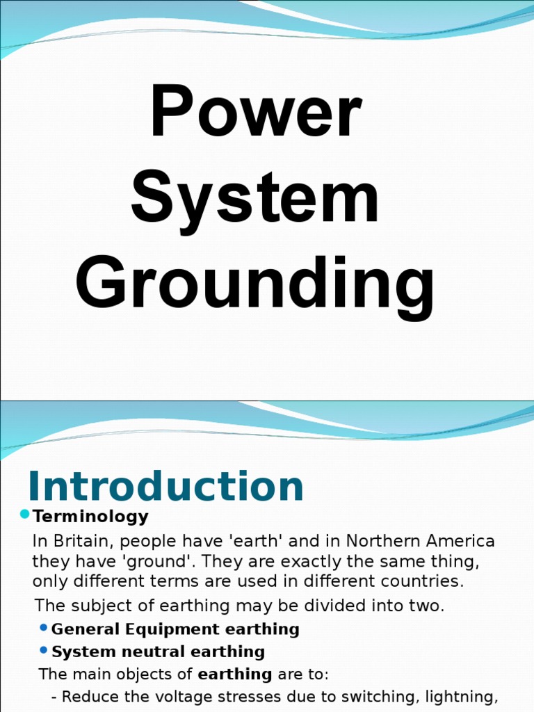 GROUNDING | PDF | Capacitor | Electrical Impedance