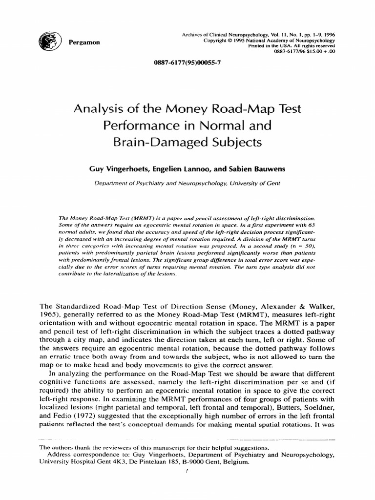 Money Road | PDF | Frontal Lobe | Parietal Lobe