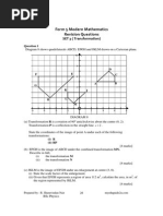 Form 3 Math Practice Test - Term 3 | PDF | Area | Geometry