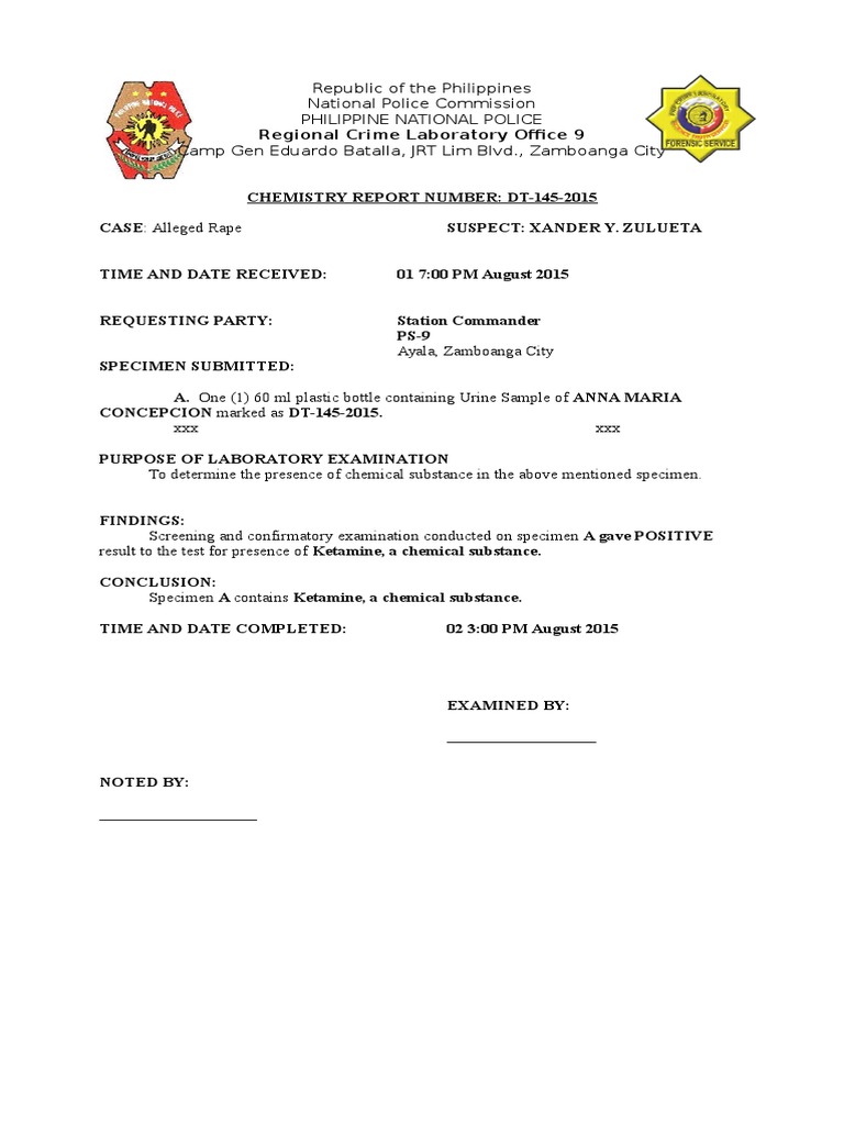 Drug Test (Soco) | PDF