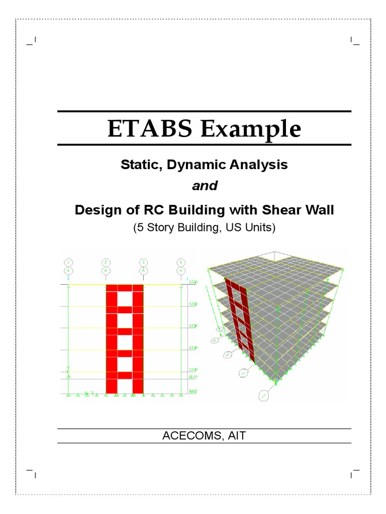 47896343 ETABS Example | Structural Load | Strength Of Materials