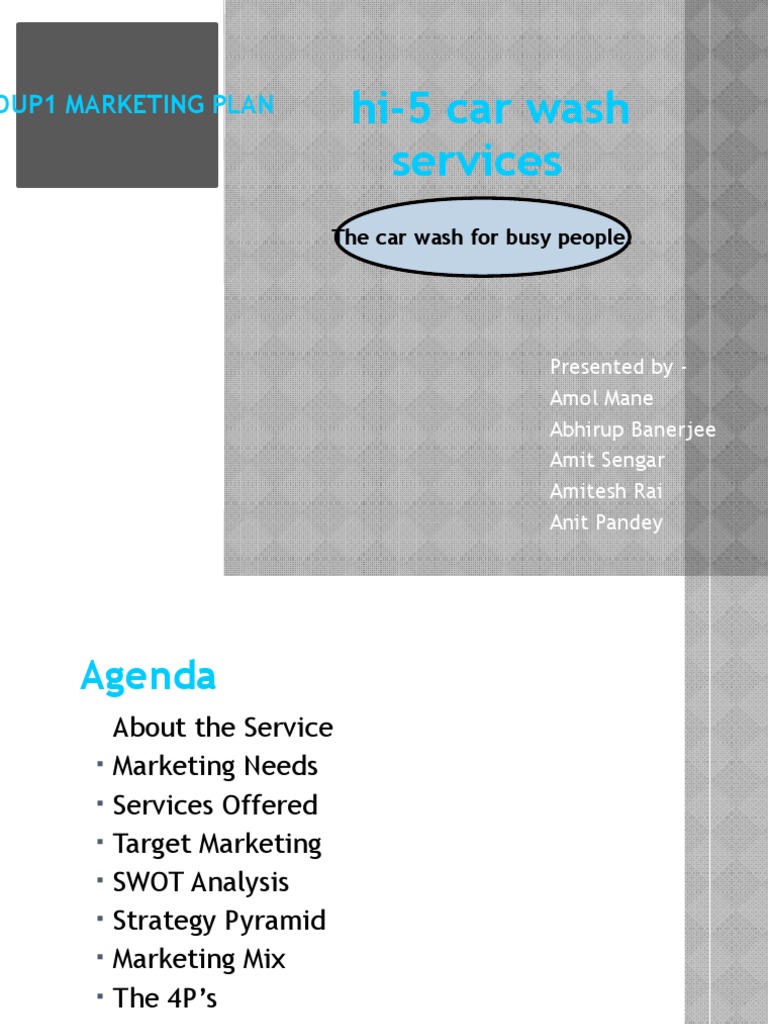 Car Wash Company - Marketing Strategy | PDF | Pricing | Marketing