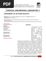 Expt. 4 - Batch Sedimentation | PDF | Chemical Engineering | Applied ...