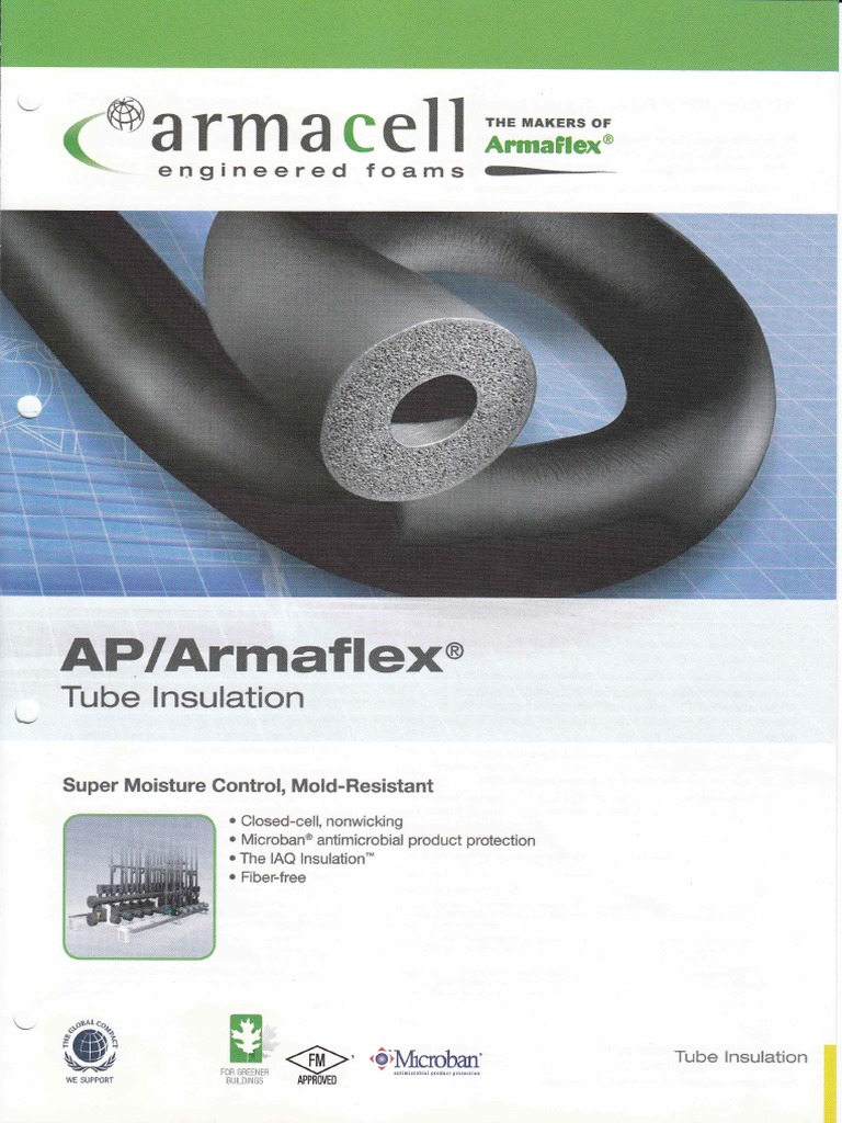Armaflex Pipe Insulation Overview | PDF | Thermal Insulation ...
