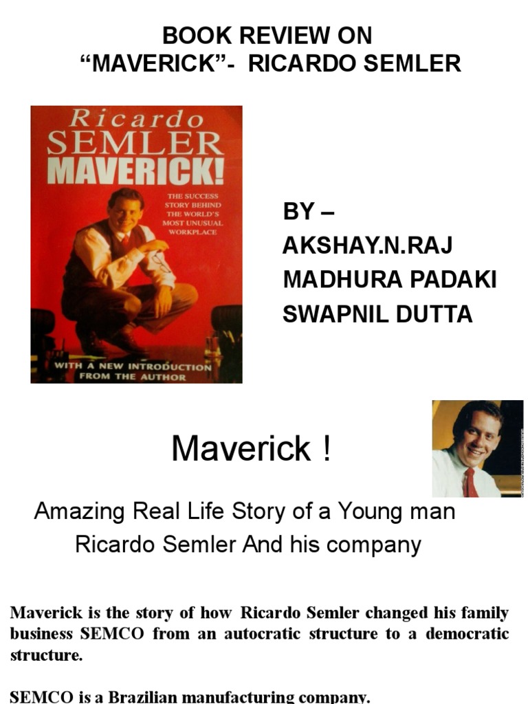 Maverick Book Review | PDF | Economies | Business